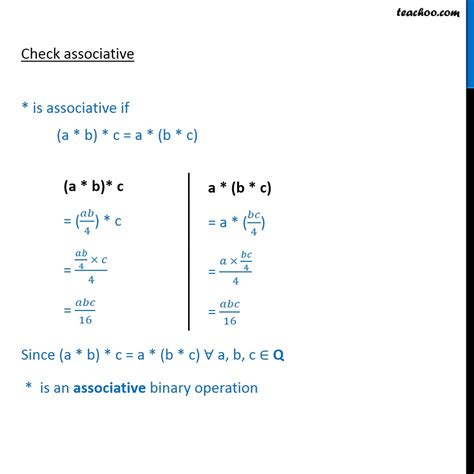 Let A B Ab4 Be A Binary Operation On Set Q Of Rational Numbers