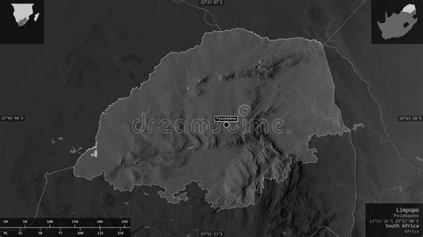 Limpopo South Africa Composition Grayscale Stock Illustration