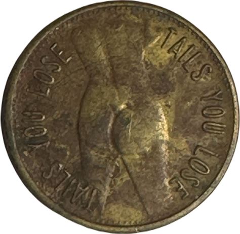 Token Heads I Win Tails You Lose United States Numista