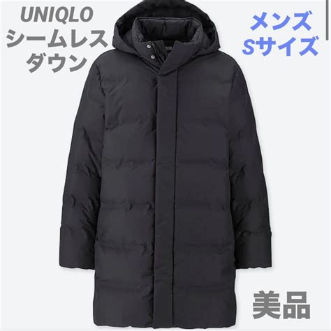 【美品】ユニクロ Uniqlo シームレスダウン ブラック メンズs メルカリ