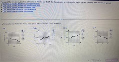 For Each Of The Time Series Construct A Line Chart