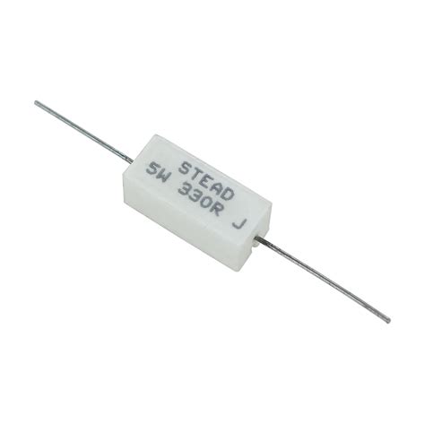 Electronic Spices ohm Ω Watt Fusible Ceramic Cement Power Resistor Pack of Amazon
