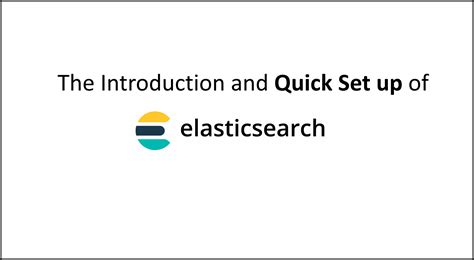 The Introduction And Quick Set Up Of Elasticsearch Digital Varys