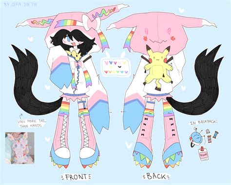 Ota Sylveon X Mimikyu Adopt On Toyhouse