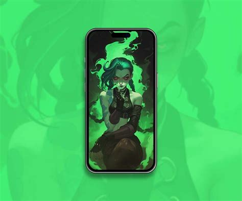 Arcane Smiling Jinx Black Pink Wallpapers Jinx Wallpapers K