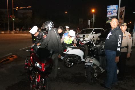 Patroli Skala Besar Polresta Barelang Amankan 72 Motor Knalpot Brong