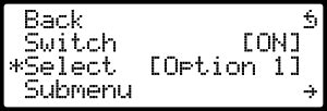 Display Menu ESPHome