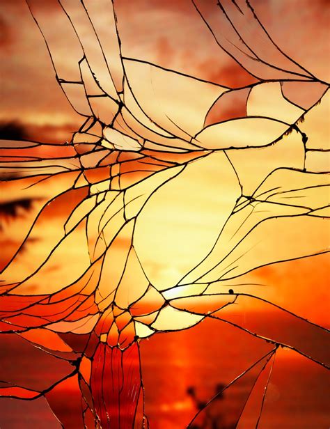 Shattered Sunsets Broken Mirror Photos Of Evening Skies Weburbanist