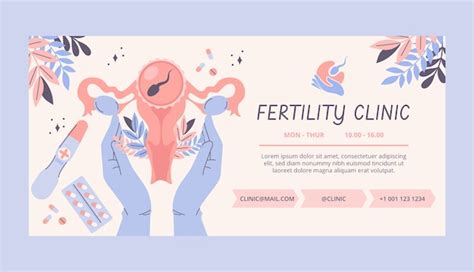 Free Vector Hand Drawn Fertility Clinic Logo Template