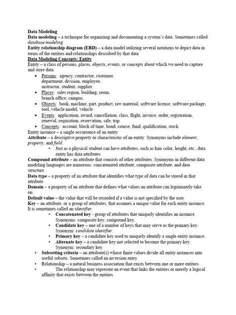 data modeling pdf