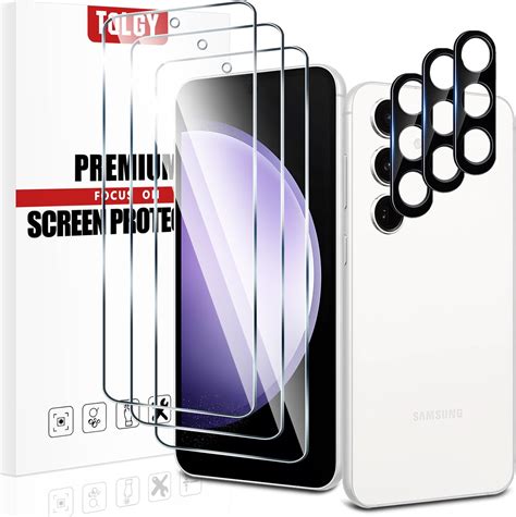 Jetech Screen Protector For Samsung Galaxy S24 Fe With Camera Lens Protector