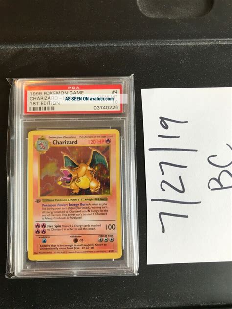 1999 Pokemon Charizard Holo 1st Edition Psa 10 Gem 8594180