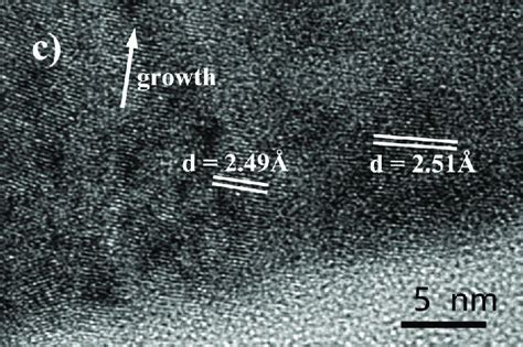 Cross Sectional Microstructure Of Sample R N 0 5 With A B General