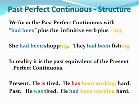 Cuando Usar El Past Perfect Continuous Printable Templates Free