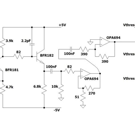 Schematic Of Front End Electronics Download Scientific Diagram