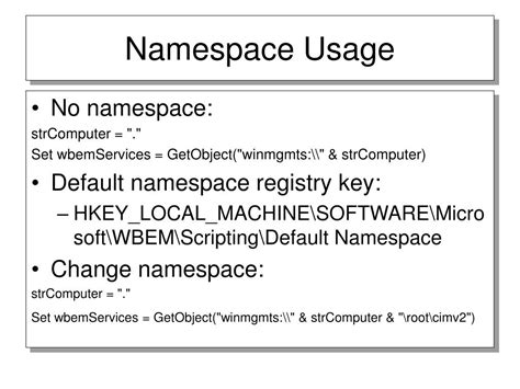 Ppt Wmi Scripting Powerpoint Presentation Free Download Id 576984