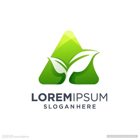 叶子图标设计图 LOGO设计 广告设计 设计图库 昵图网