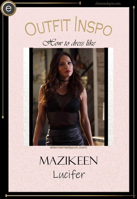 Steal The Look Dress Like Mazikeen From Lucifer Elemental Spot