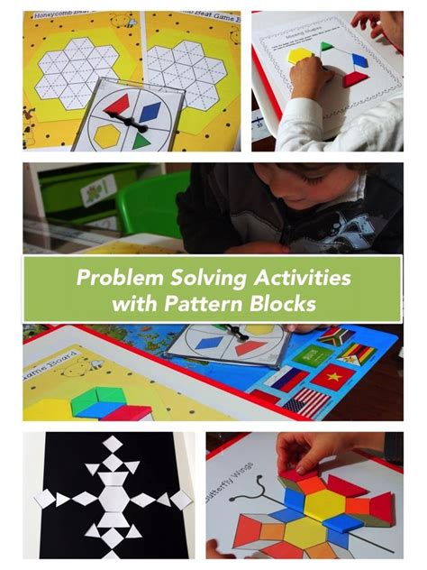 Problem Solving Activities With Pattern Blocks Fun Math Activities