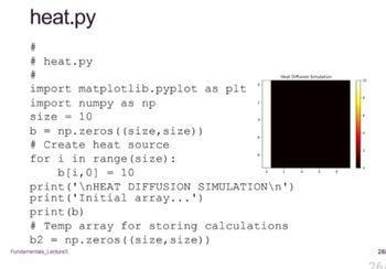 Answered Heat Py Calculate Heat Diffusion For Bartleby