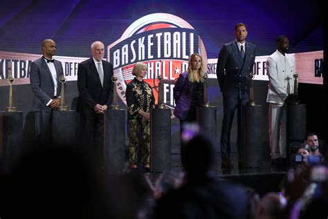 Popovich Tony Parker Dwyane Wade Pau Gasol Nowitzki Join Hall Of