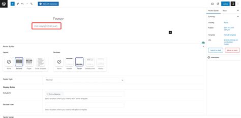 How To Create Footer Template In WordPress For Free Nexter WordPress Theme