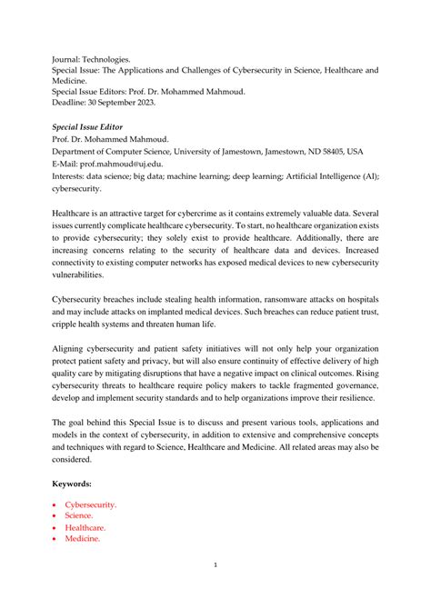Pdf Technologies Editorial For The Special Issue The Applications