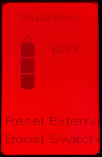 My Quantum Hot Water Cylinder Says Reset External Boost Switch What Does This Mean Help Centre