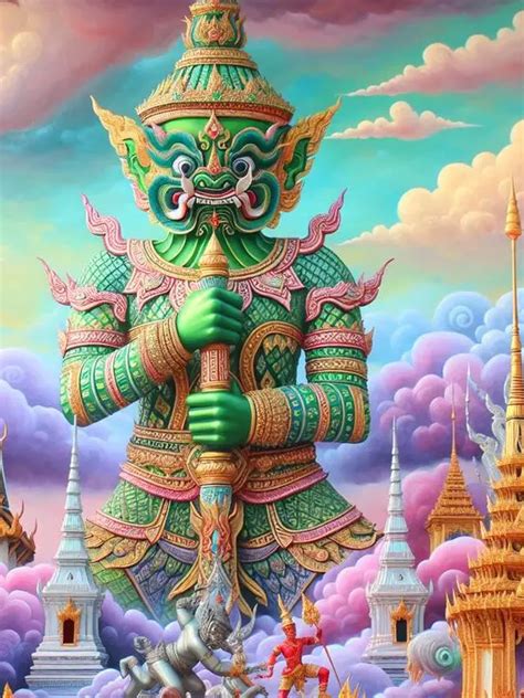 สำหรับคนเกิดวันอาทิตย์ ไหว้ท้าวเวสสุวรรณพระวรกายสีเขียว แกลเลอรีที่