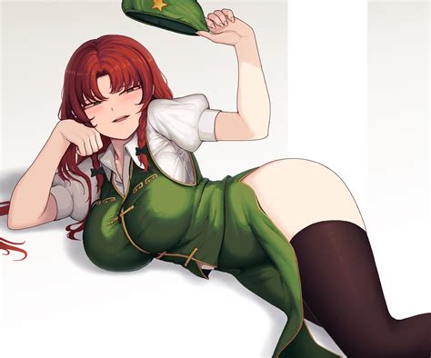 Hong Meiling Touhou Drawn By Son C100011 Danbooru