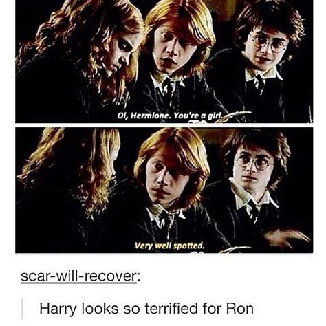 Potterhead Jokes Hermione Youre A Girl Wattpad