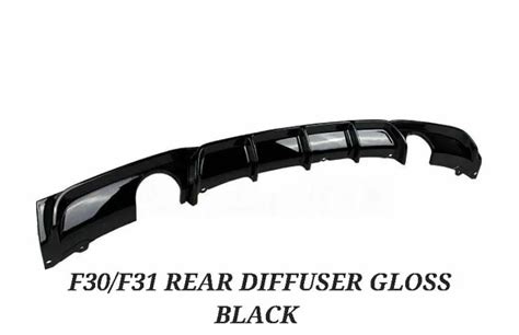 F30 M Perforance Rear Diffuser Twin