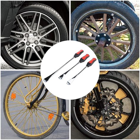 23 Pcs Tire Spoons Iron Set Heavy Duty Motorcycle Bike Car Tire Irons