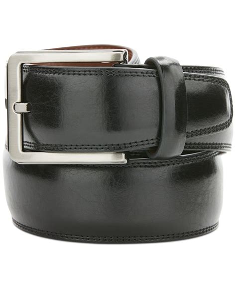 Perry Ellis Portfolio Mens Bonded Leather Belt Macys