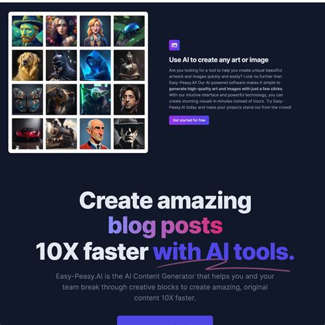 Easy Peasy Review & Features | AI Copywriting Tool | ahaAI.tools