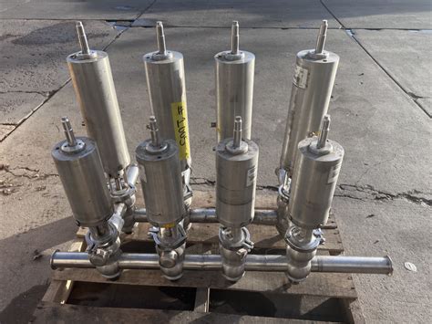 Used 2x4 2 Waukesha Mixproof Valve Cluster For Sale At Dairy