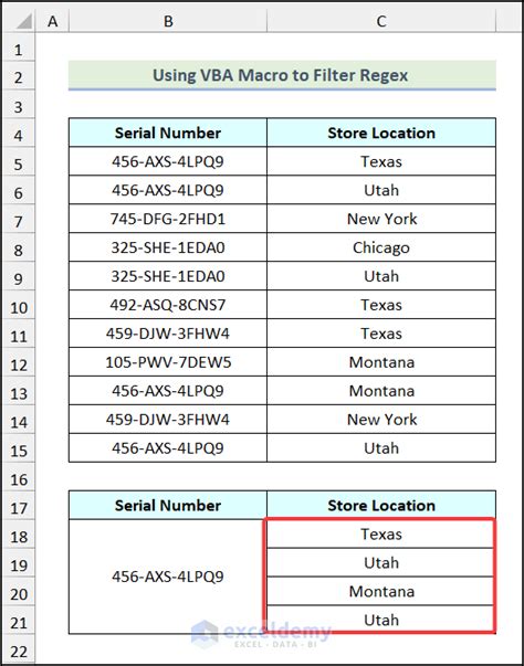 How To Filter Using Regex In Excel With Simple Steps
