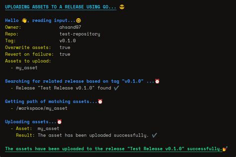 Upload Assets To Release With Go Actions GitHub Marketplace GitHub