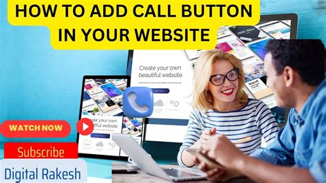 How To Add Call Button In Your Website In Telegu Add A Click To Call