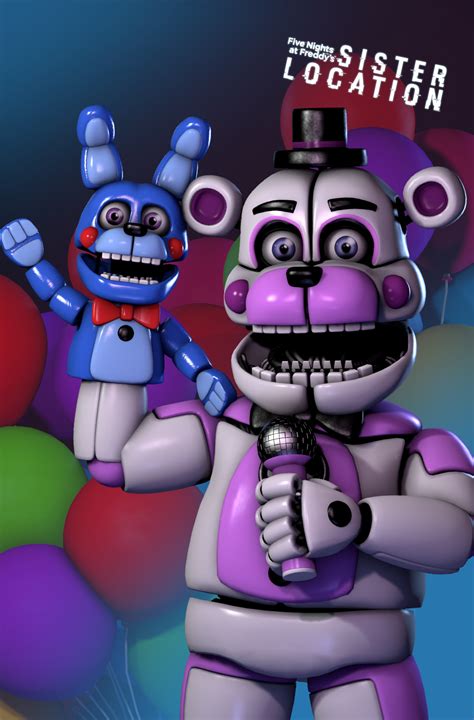Fnaf Sfm Funtime Freddy Poster Recreation By Eliterobo On Deviantart