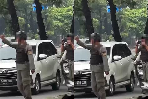 Viral Satpol Pp Akting Kerja Di Lapangan Sambil Direkam Netizen