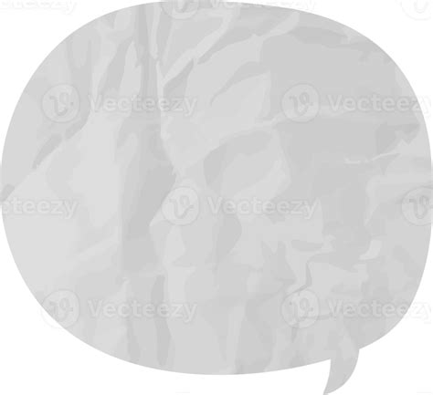 Old Paper Speech Bubble 41276528 Png