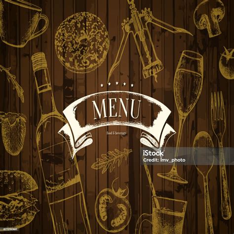 레스토랑 메뉴 디자인입니다 바 레스토랑 커피 하우스 카페에 대 한 벡터 메뉴 브로슈어 서식 파일 디자인에 대한 스톡 벡터 아트 및 기타 이미지 Istock