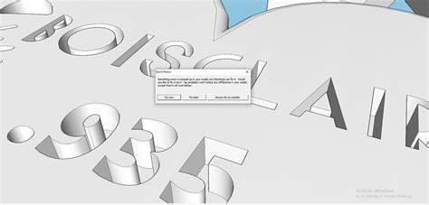 what can i do about messed up model error while saving sketchup