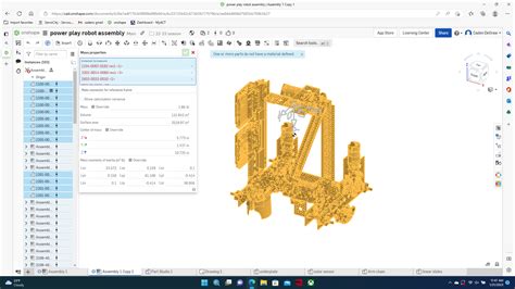 Mass Properties Tool Not Working Onshape
