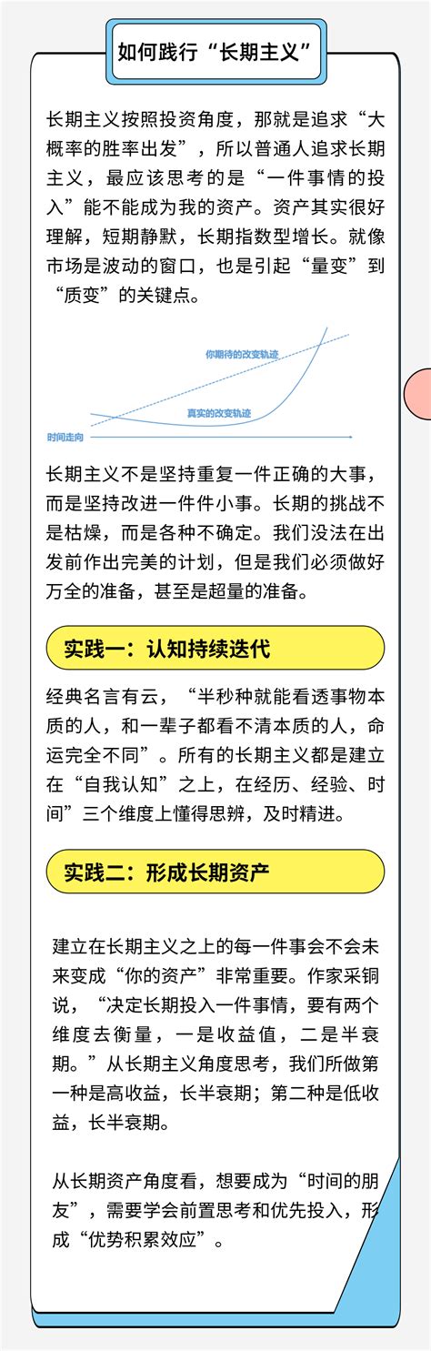 知识课：一图读懂“长期主义” 高手都是长期主义者嘉实基金管理有限公司