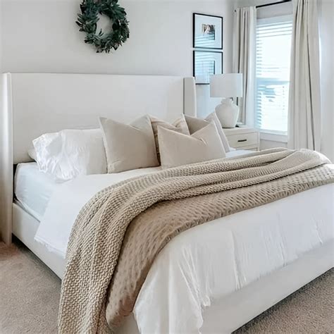 Lit Coffre Coco Velours Blanc Cassé Arba Home And Decor