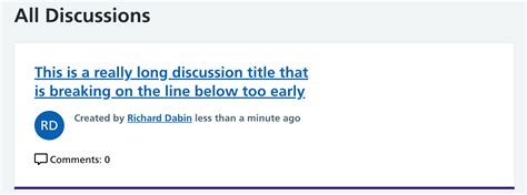 Ensure Discussion Titles Take Up Full Width Of Card To Minimise White