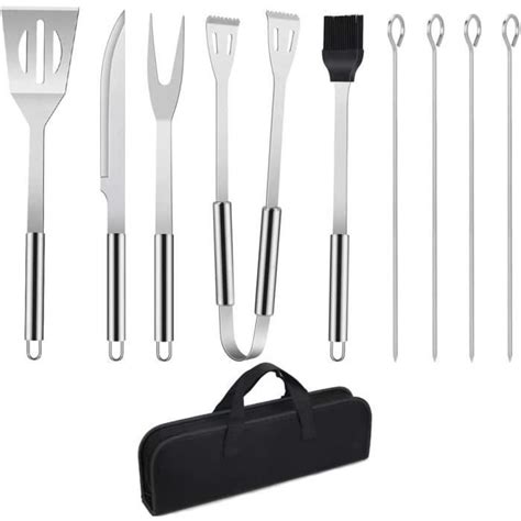 Outil De Barbecue Acier Inoxydable Pcs Barbecue Ustensiles D Aiguilles Kit Bbq Grillade Avec