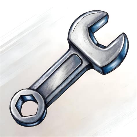 Hand Drawn Wrench Icon Perfect For Websites Apps And Presentations